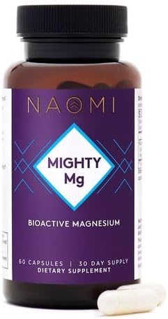 Amazon.com: NAOMI Mighty Mg Magnesium Glycinate & Malate Complex 360mg, High Absorption Formula ...