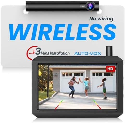 Amazon.com: AUTO-VOX CS-2 Wireless Backup Camera with 4.3" Car Monitor ...