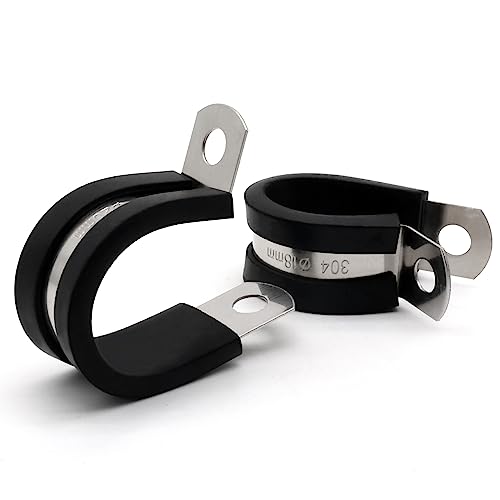 Snapklik.com : ZIPCCI 1-1/2 Inch Wire Clamp, 10 Pack Stainless Steel ...