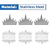 Amazon.com : 15pcs Stainless Steel Fence Spikes Security Anti Climb ...