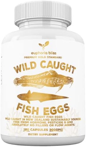 Amazon.com: Wild Caught Fish Eggs, 3000mg, Omega 3 Supplement Supports ...