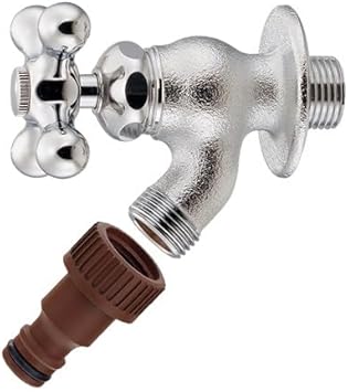 Amazon | カクダイ【703-150】横水栓 カップリング水栓 単水栓 | 洗濯機用水栓・万能水栓