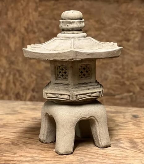 Amazon.com : Concrete Outdoor Pagoda Statue Asian Style Landern Statue ...