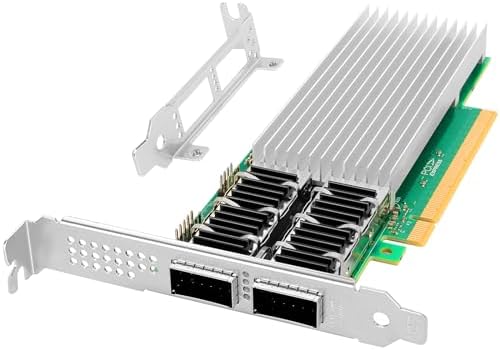 Amazon.com: Vogzone 100Gb PCI-E NIC Network Card for Intel E810-CQDA2 ...