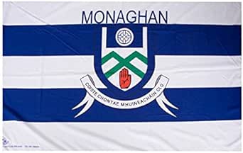 Amazon.com: OFFICIAL IRELAND GAA crest COUNTY FLAG MONAGHAN 152cm x91cm ...