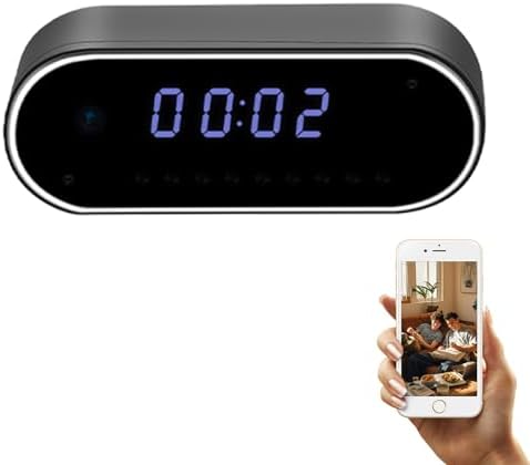 Amazon.com : NJINALW Smart Clock Camera, WiFi HD 1080P Wireless Mini ...