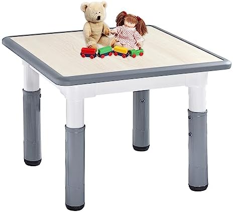 Amazon.com: DIOSHOME Children's Table, Height Adjustable Kids Dinner ...