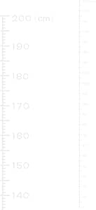 sourcing map Height Chart Ruler Growth Chart 200cm Metric Measure PVC ...
