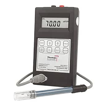 Thomas Traceable Bench/Portable Conductivity Meter, 0.01-20 micromhos ...