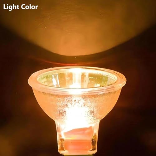 OakGlow MR8 Halogen Bulb 6V/12V 5W-35W GU4 Bi-Pin Base - 26° Flood Beam ...