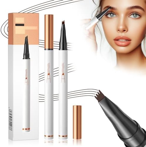 Amazon.com : 2024 New 2-in-1 Eyebrow Pencil with Gel,Waterproof Magic ...