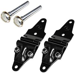 2 Set x Transglobal Mild Steel Roll Up End Hinge (Black)+Steel Roller ...