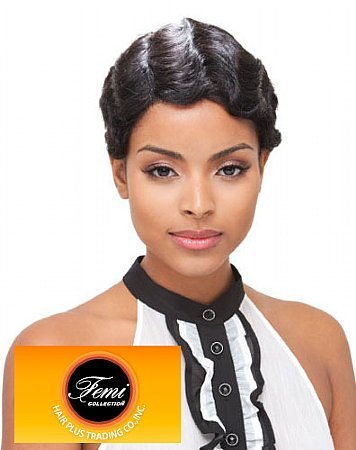 Amazon.com: Human Hair Mom wig By Femi Collection-FS1B/30