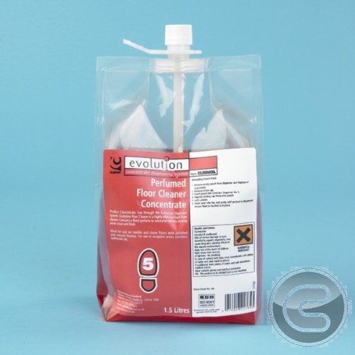 Cleenol EV5 Evolution Perfumed Floor Cleaner, 1.5 L, Pack of 2 : Amazon ...