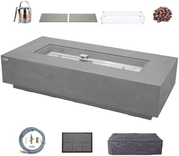 Amazon.com : AMS Creations | Savanah 72" Bundle Rectangular Cast ...