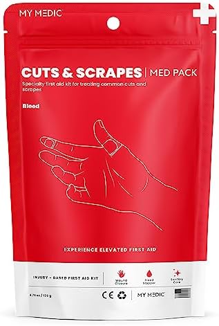 Amazon.com: My Medic - Cuts and Scrapes Med Pack - Compact, Portable ...