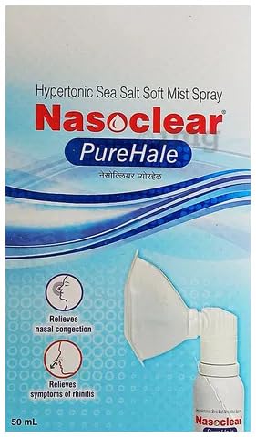 Buy Nasoclear Purehale Spray | Hypertonic Sea Salt Soft Mist Spray ...