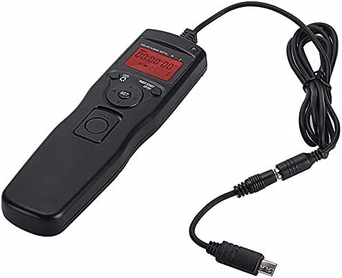 Amazon.com : ABUYCS Camera Shutter Release Wired LCD Timer Remote Control Intervalometer Time ...