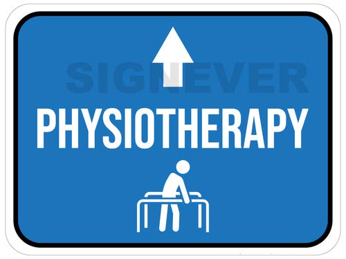 SIGN EVER Physiotherapy Up Side Arrow Information Printed Sign Stickers ...