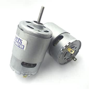 Amazon.com: 2pcs Micro 540 DC Motor High Speed Large Torque 12V 2500rpm ...