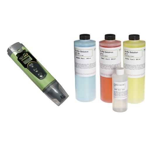 Oakton EcoTestr pH 2 Waterproof pH Tester, 0.0 to 14.0 pH Range and ...