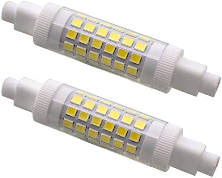 2 Pack, R7S 78mm LED Light Bulbs - 6W / 500LM - Not Dimmable - Cool ...