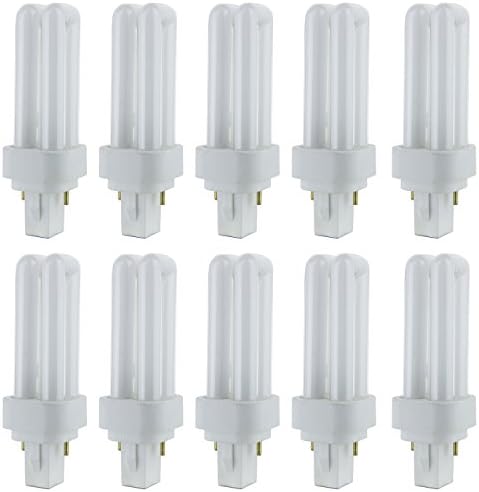 Sunlite PL9/SP41K/10PK 2-Pin Fluorescent 9W 4100K Cool White U Shaped ...