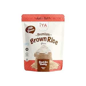 Amazon.com : Iya Foods Premium Brown Rice Flour, Easy to bake, Plant ...