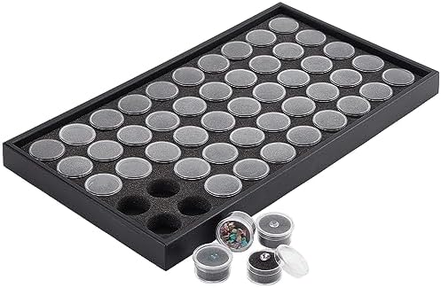 PH PandaHall 50pcs Gemstone Storage Box Diamond Display Tray Small ...