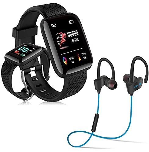 Exxelo DF02 Exercise Smartwatch 1.3'' Full Touch Men Women Fitness ...