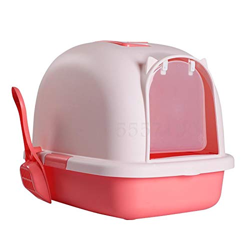 Buy ASDFGHJKL Cat Litter Box Jumbo, Fully Enclosed Cat Litter Pan ...