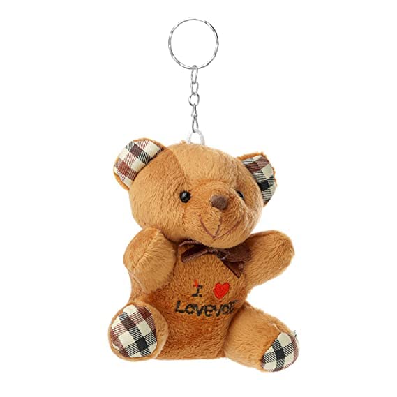 CARTBLISS Three Shades Cute Brown Teddy Keychain for Girls Keys & Bags ...