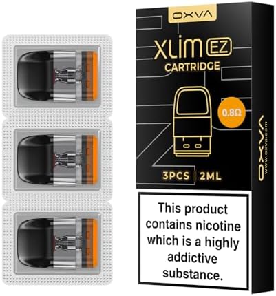 OXVA XLIM EZ Pods Cartridge [PACK OF 3] Refillable, Leak-Proof Top-Fill ...