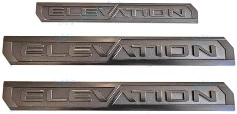 Amazon.com: 3Pcs Elevation Emblem Door Rear Badges Nameplate Sticker ...