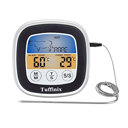 Tuffinix Digital Touchscreen Food Thermometer, Instant Read Meat ...