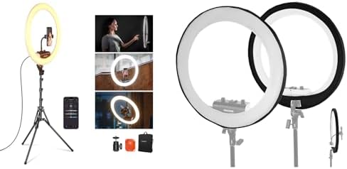 Amazon.com : NEEWER Professional Ring Light with Stand and Phone Holder ...