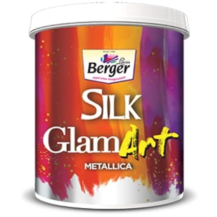 Berer Silk GlamArt Metallica Gold Paint for Metallic Finish & other ...