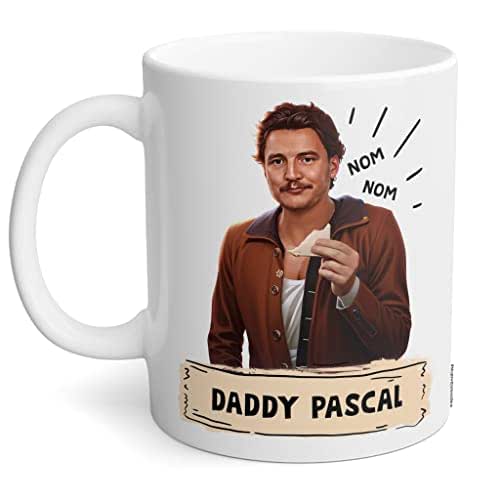 Amazon.com: Switzer Kreations Pedro Pascal Mug, Daddy Pascal Mug, Pedro ...