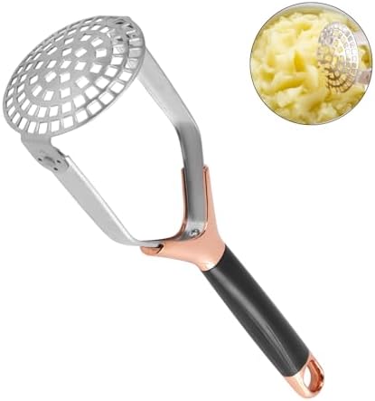 Amazon.com: Obsoorth Potato Masher, Folding Stainless Steel Non Stick ...