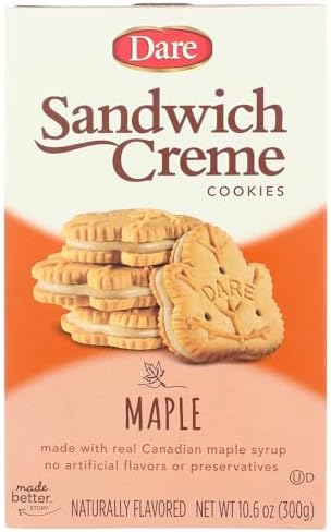 Amazon.com : Dare Maple Leaf Creme Cookies 10.6 (pack of 4) : Grocery ...