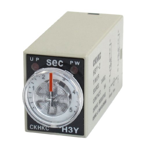 3NH® DC 24V 8P Terminals DPDT 5 Seconds 5S Delay Timer Time Relay H3Y-2 ...