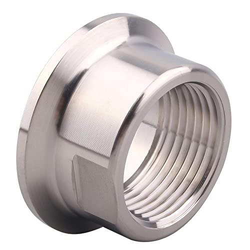 Snapklik.com : DERNORD Sanitary Tri Clamp To NPT Female Tri Clover