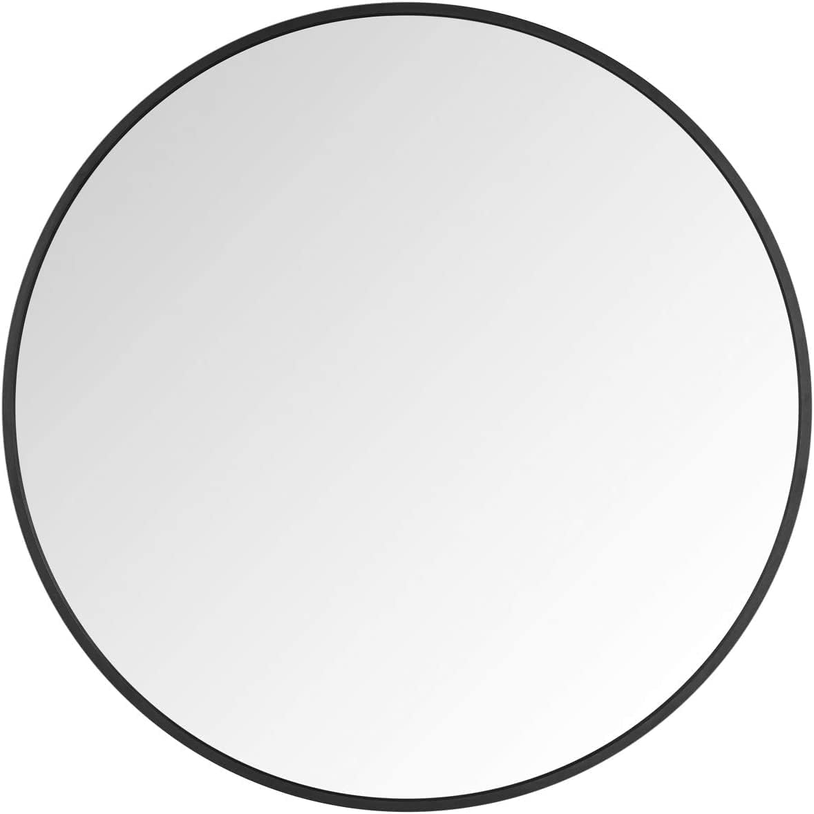 Amazon.com: QEQRUG 36 Inch Round Vanity Mirror for Bathroom/Bedroom ...