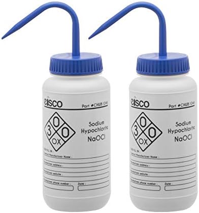 Amazon.com: EISCO Wash Bottle for Deionized Water, 500ml - Labeled with ...