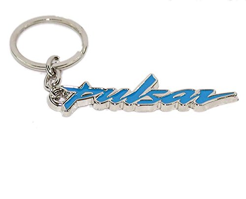 AURA Pulsar Logo Key Chain Keyring FOB Blue Silver - KC254 : Amazon.in ...