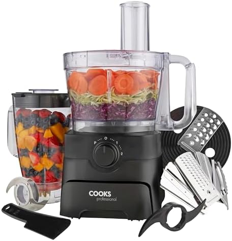 Cooks Professional Food Processor 1000W | Multifunctional Kitchen ...