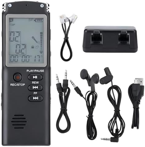 VIFERR Digital Voice Recorder 16GB/32GB Sound Audio Recorder USB ...