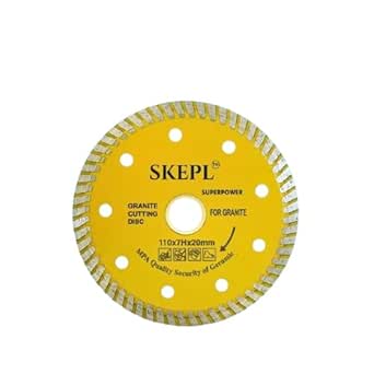 SKEPL Professional Marble Tile Stone & Granite Cutting Blade/Diamond Blade 4Inch | Pack of 1 (1 ...