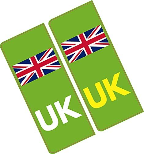 UK Car Number Plate - Vinyl Stickers - Union Jack - NO EU Flag Brexit ...