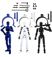 Aonuily Titan 13 Action Figure, 3Pcs T13 Figure 3D Printed Lucky 13 ...